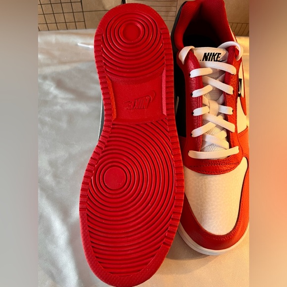 Nike | Shoes | Mens Nike Ebernon Low Prem Size 1 University Red Black ...